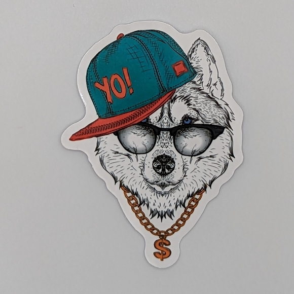 Source Unknown | Design | Wolf Sticker | Poshmark